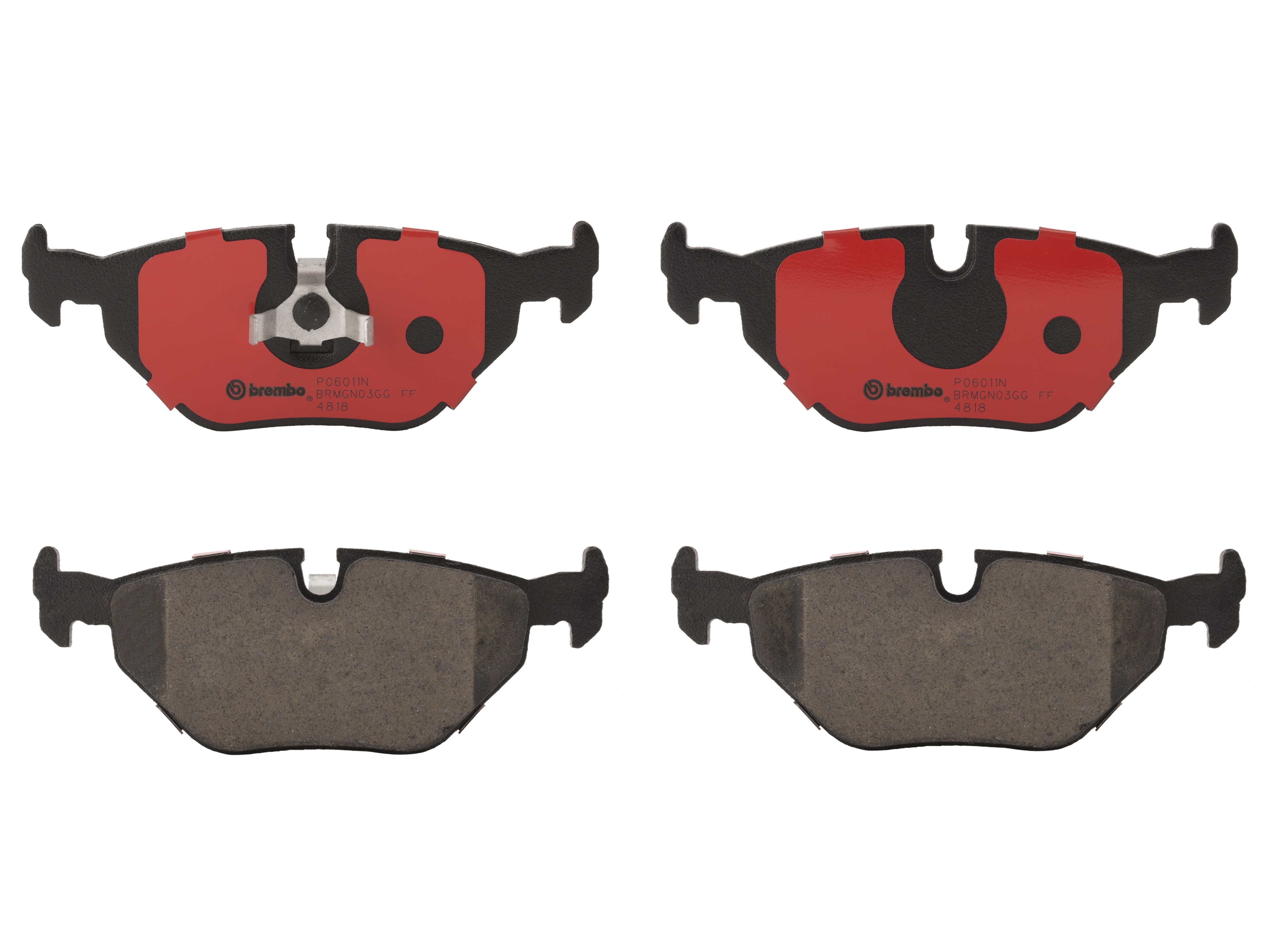 BMW Disc Brake Pad Set – Rear (Ceramic) 34216761253 – Brembo P06011N ...