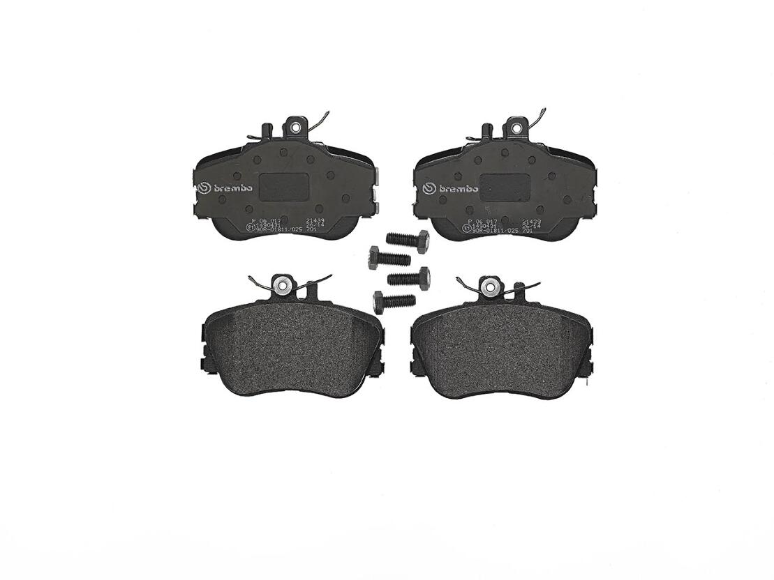 Mercedes Disc Brakes Kit – Pads Front (Low-Metallic) 005420462041 ...
