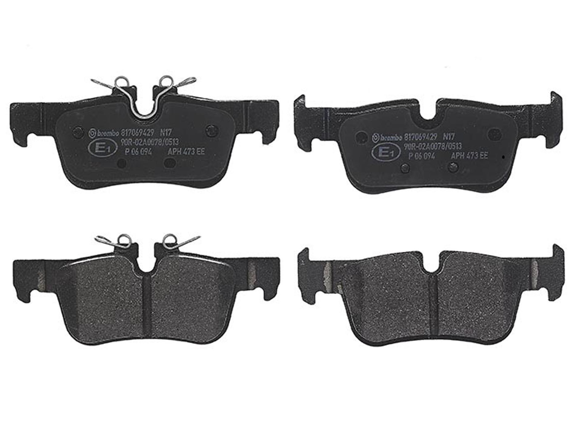 BMW Brembo Mini Brakes Set – Pads Rear(Low-Met) 34216860403 – Brembo ...