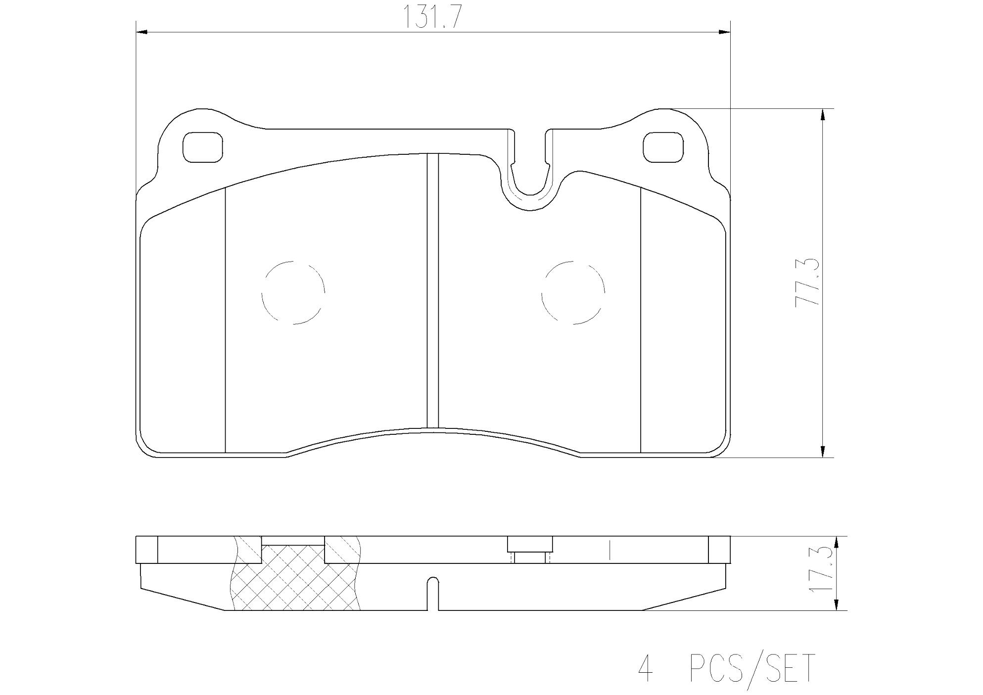 Land Rover Brakes Kit – Pads Front (Ceramic) SFP500070 – Brembo P44018N ...
