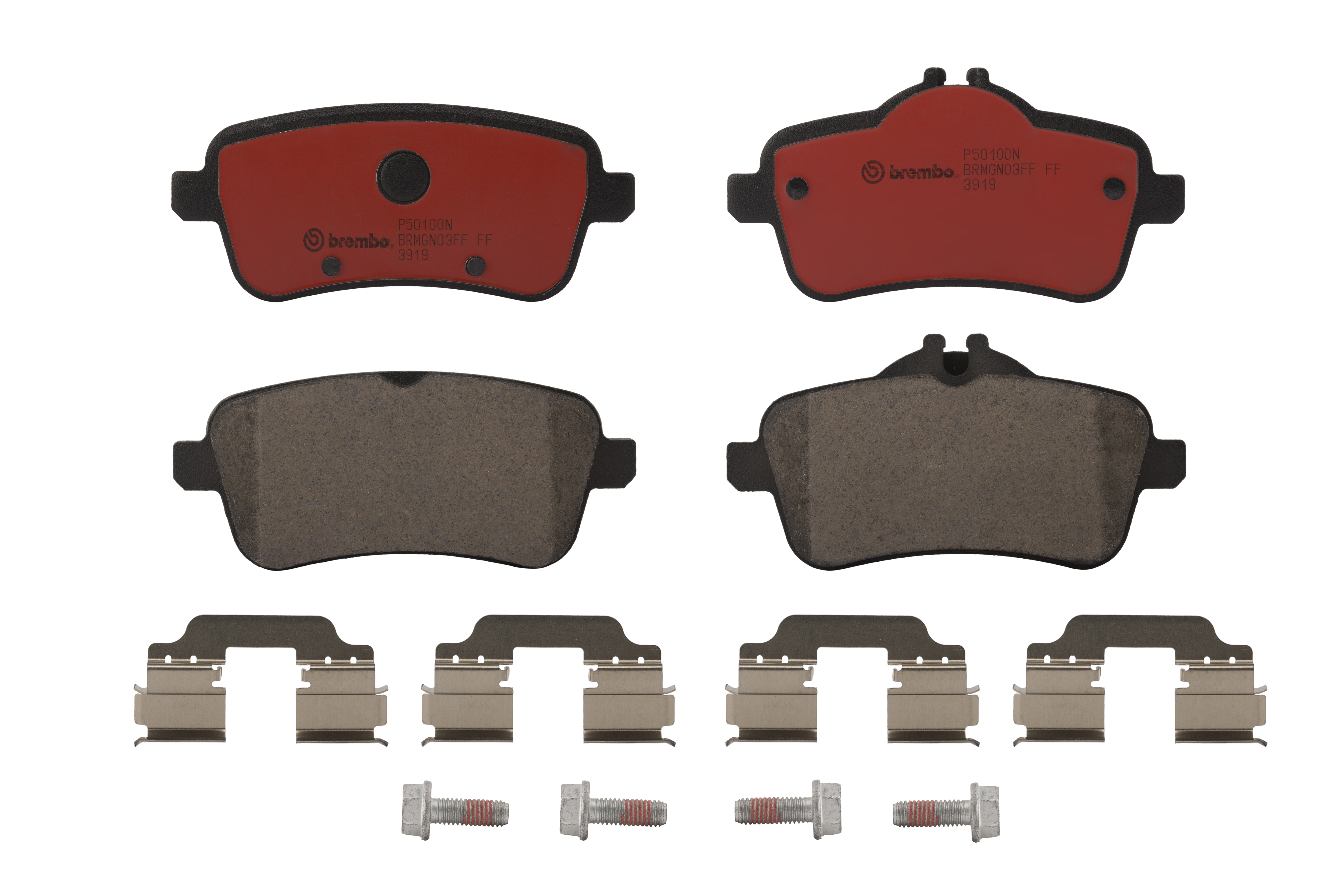 Mercedes Disc Brakes Kit – Brembo Pads Rear (Ceramic) 0074208320 ...