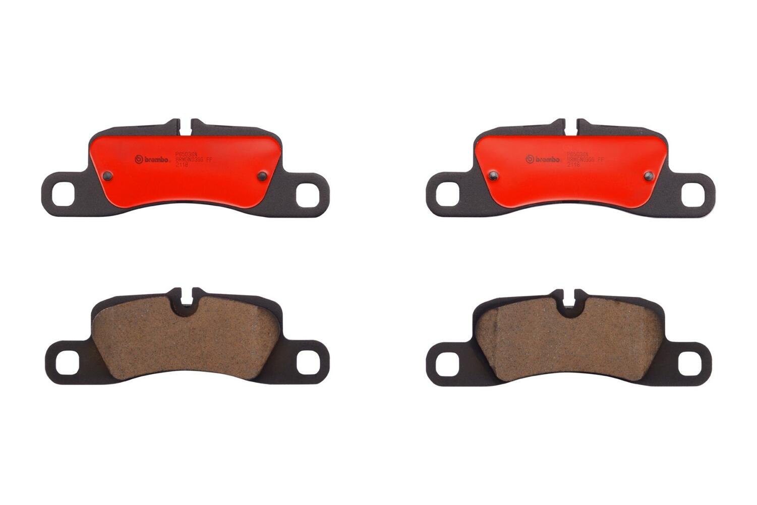 Porsche Disc Brake Pad Set – Rear (Ceramic) 95835293971 – Brembo ...