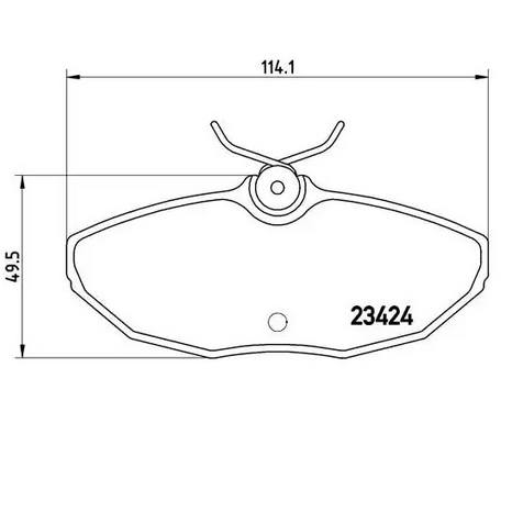 Jaguar Disc Brakes Kit – Brembo Pads Rear (Ceramic) C2C40194 – Brembo ...