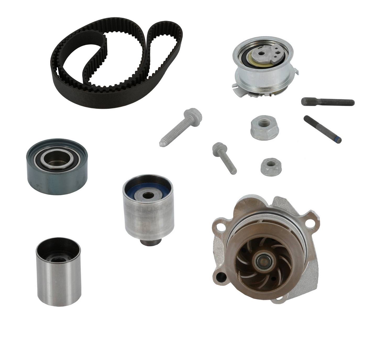 Engine Timing Belt Kit with Water Pump (With Plastic Impeller ...
