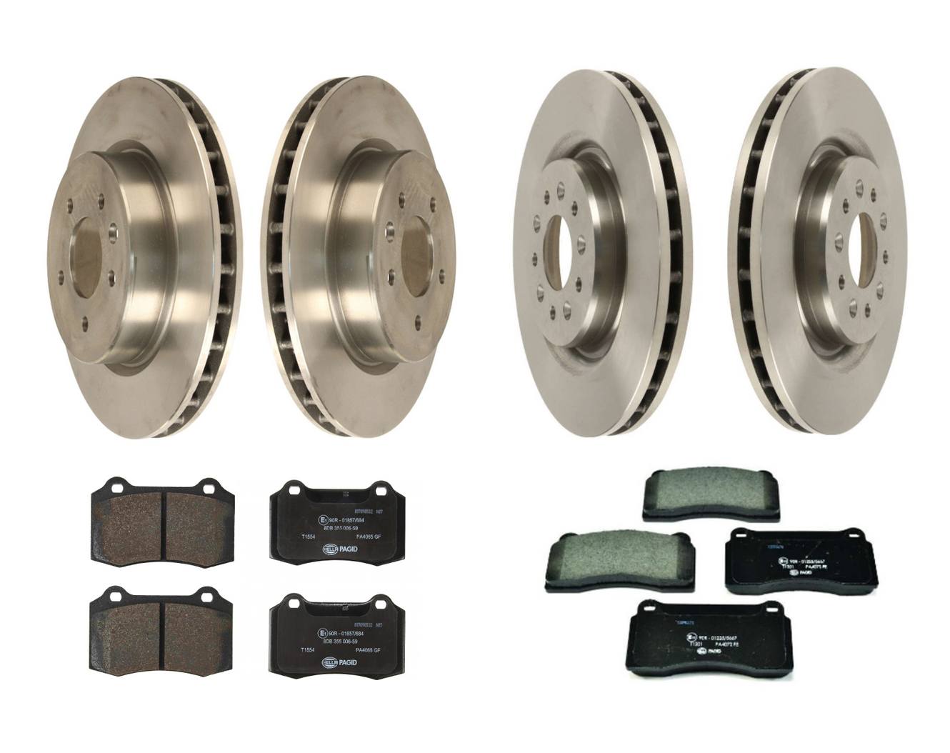 Disc Brake Pad and Rotor Kit – Front and Rear (355mm/330mm) eEuroParts ...