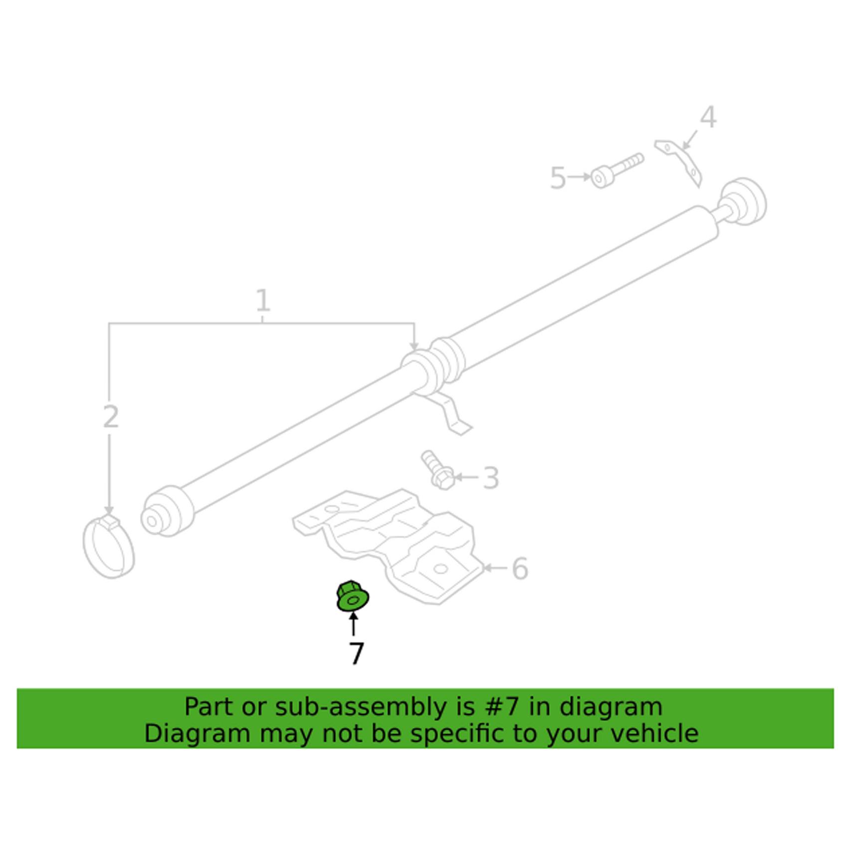 Nut Genuine VW/Audi N 90708803