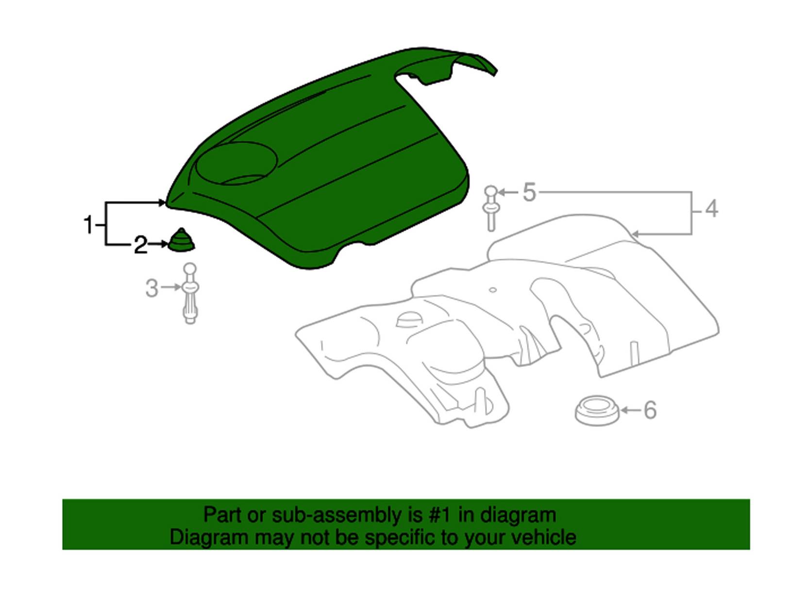 BMW Engine Cover 11127846412 – Genuine BMW Genuine BMW 11127846412