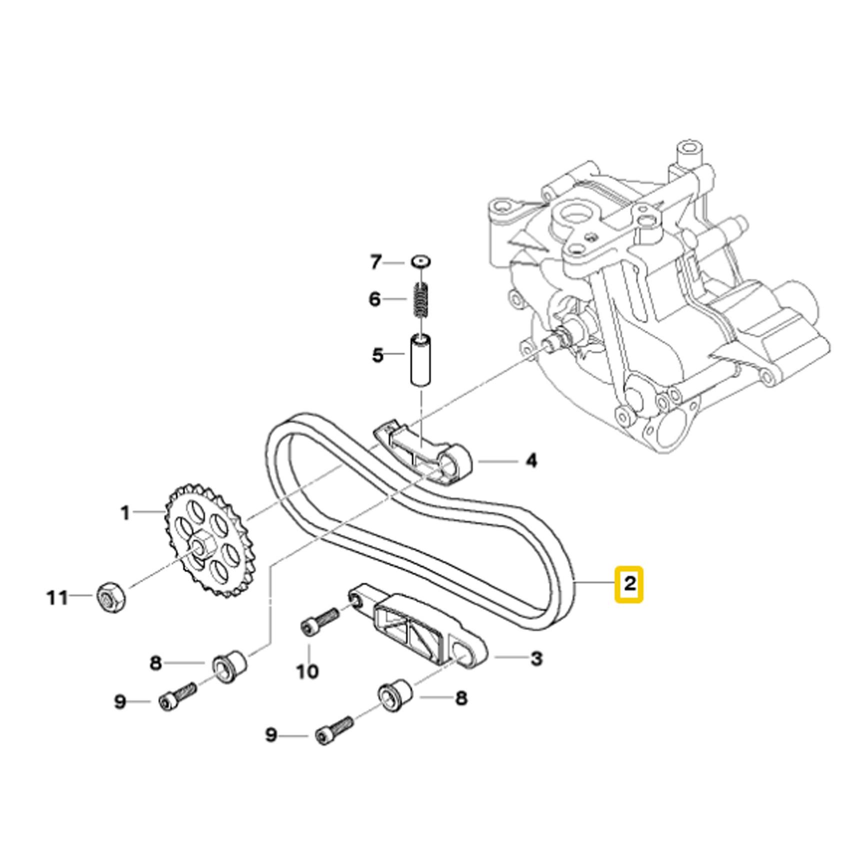 N54 Oil Pump Chain Guide at Marvin Bruner blog