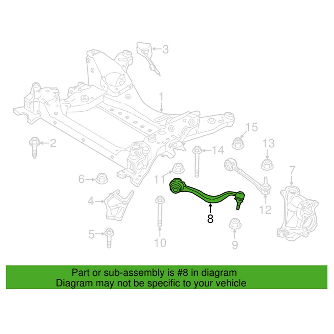 Suspension Control Arm Genuine BMW 31108854989