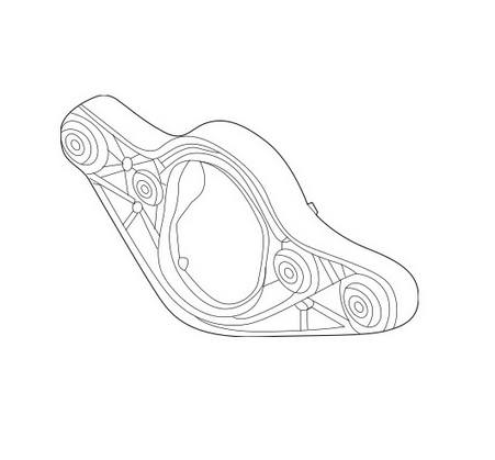 Differential Mounting Adapter – Rear Forward Genuine BMW 33172284774