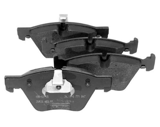 BMW Disc Brake Pad Set – Front 34116771868 Genuine BMW 34116771868