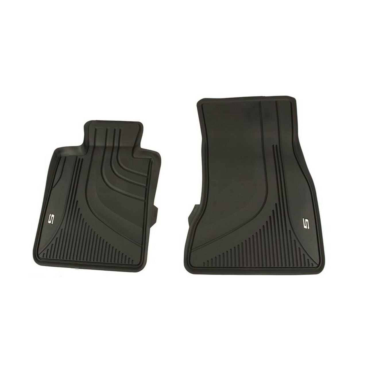 BMW Floor Mat Set – Front (Black – Rubber) 51472414218 Genuine BMW ...