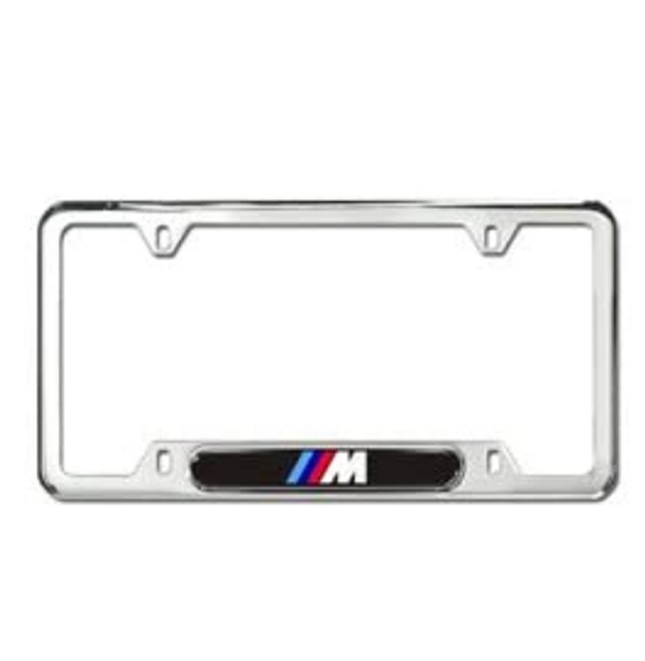 License Plate Frame (Polished) (Stainless Steel) (M) Genuine BMW ...