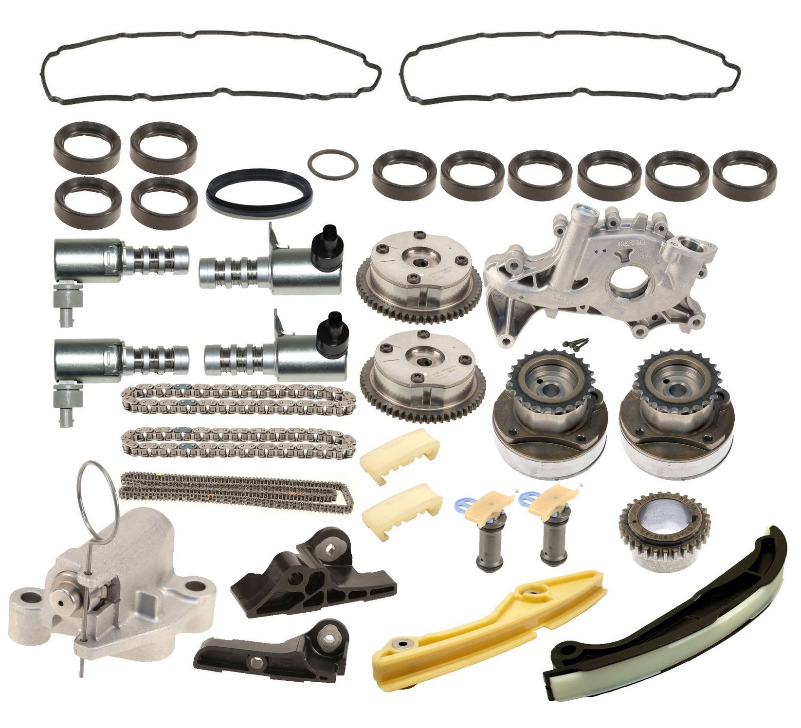 Engine Timing Chain Kit (36 Pieces) Genuine Ford NP-4353324-Kit