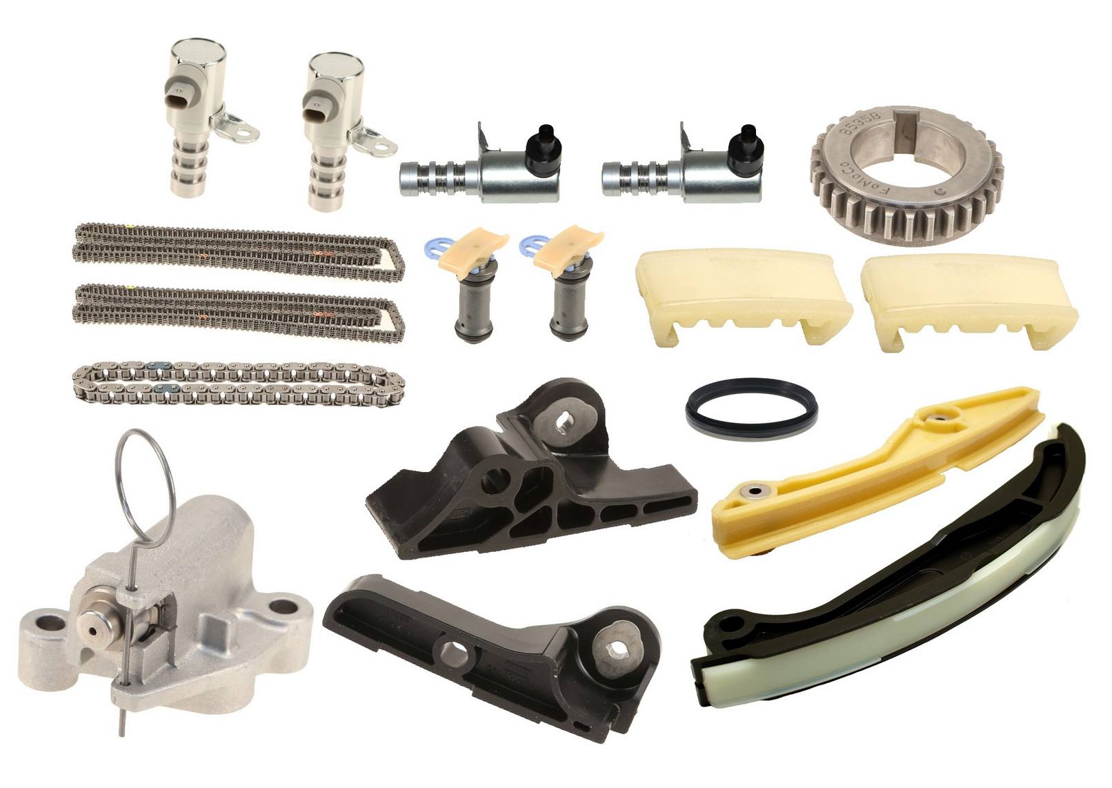 Engine Timing Chain Kit (18 Pieces) Genuine Ford NP-4353333-Kit