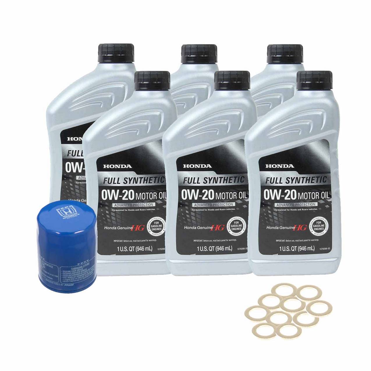 Engine Oil Change Kit (Full Synthetic) (0W-20) (6 Quart) (Advanced ...