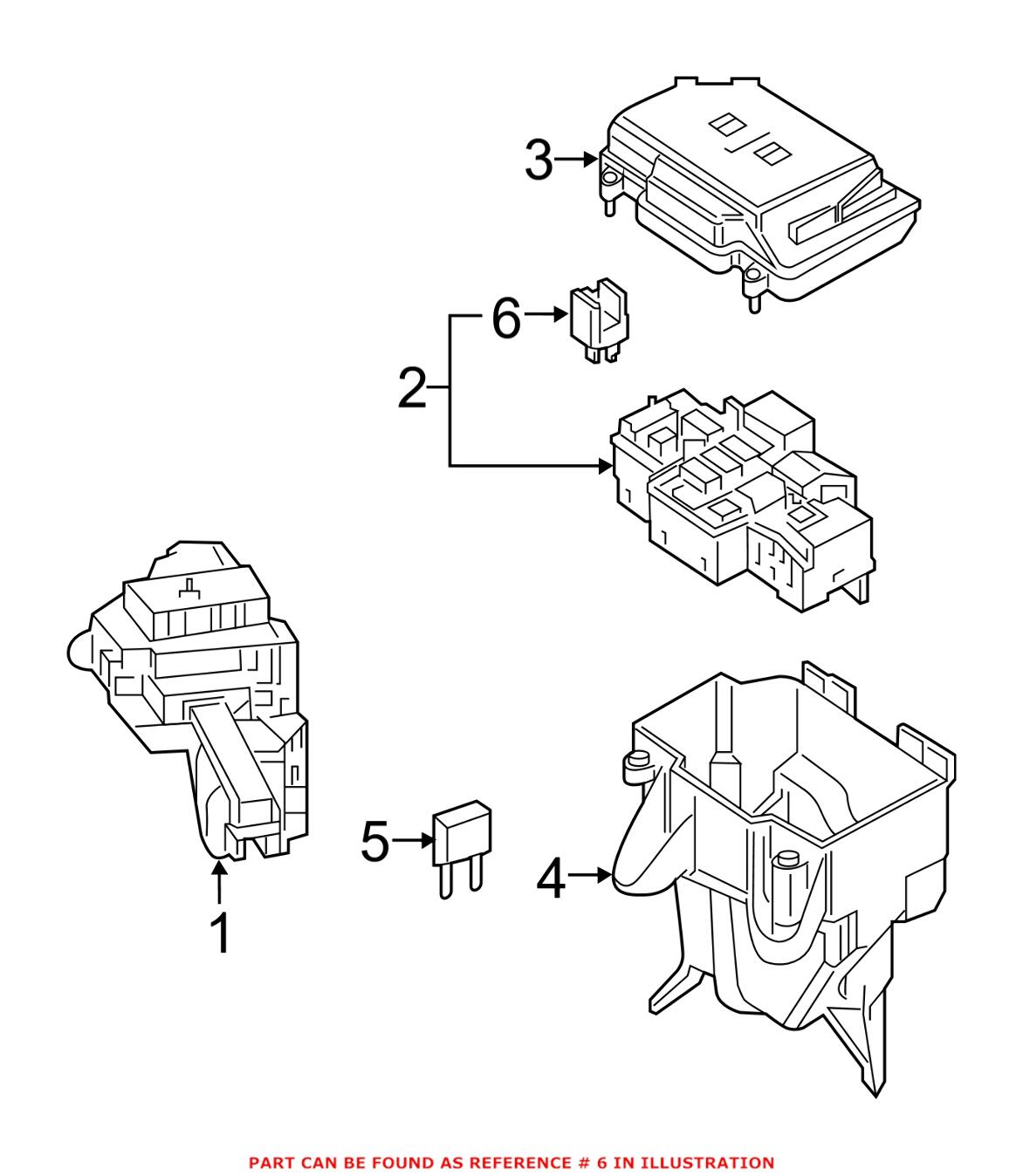 Mercedes Accessory Power Relay 0035421619 Genuine Mercedes-Benz 0035421619