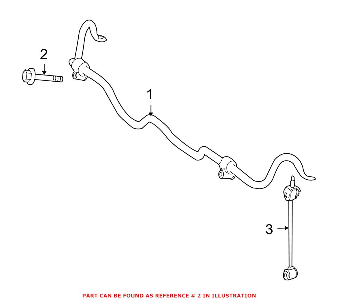 Genuine Mercedes-Benz Suspension Strut Bolt 0049908804 Genuine Mercedes ...