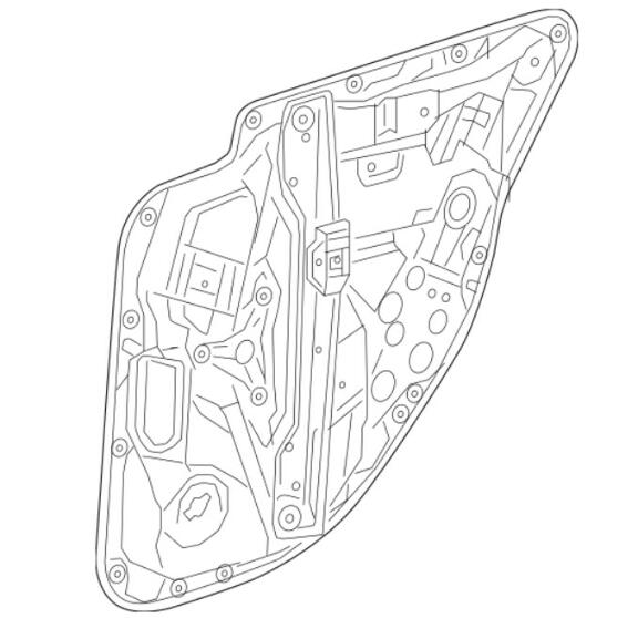 Window Regulator – Rear Driver Side Genuine Mercedes-Benz 2057307904