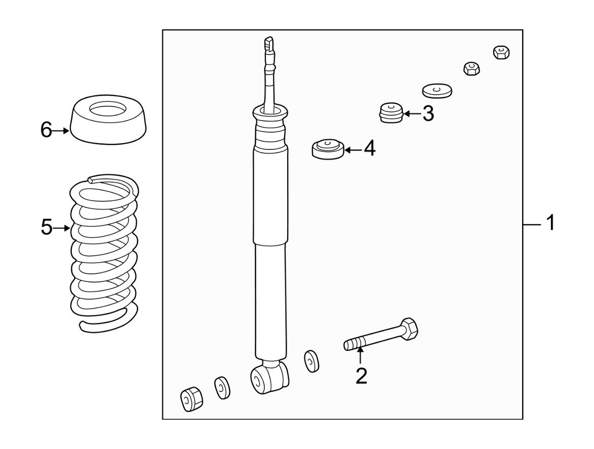 Mercedes Coil Spring Shim – Rear 2103250184 Genuine Mercedes-Benz ...