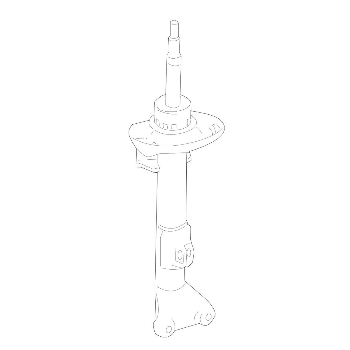 Mercedes Strut Assembly – Front 2123235300 Genuine Mercedes-Benz 2123235300
