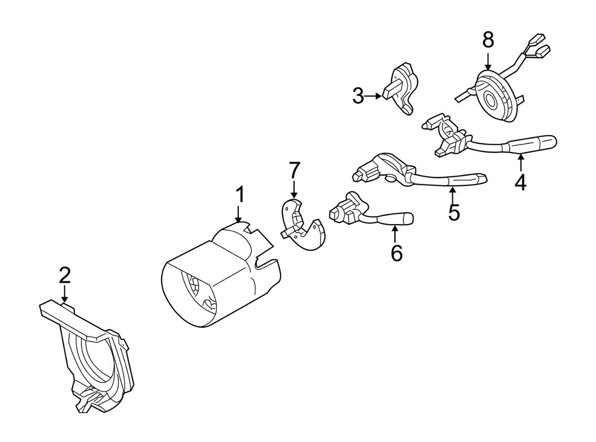 Mercedes Steering Angle Sensor 2205420218 Genuine Mercedes-Benz 2205420218