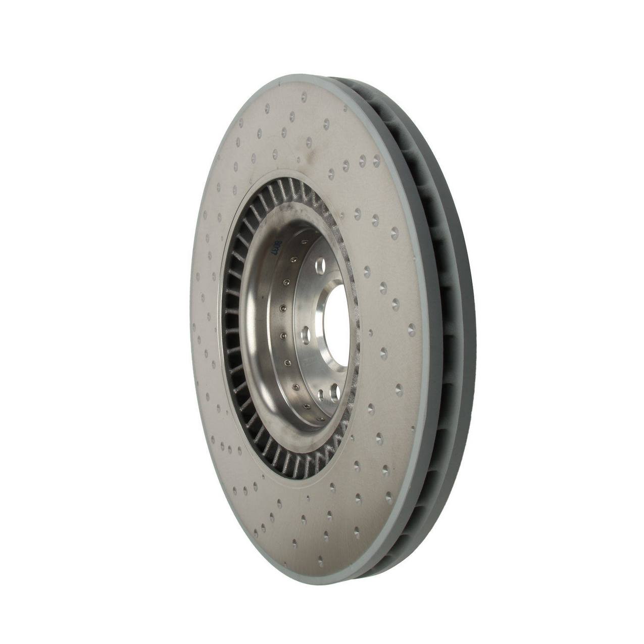 Mercedes Disc Brake Rotor – Front (390mm) (Cross-Drilled) Genuine ...