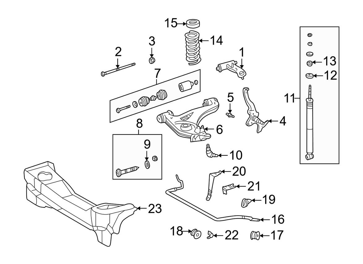 Suspension Control Arm Nut Genuine Mercedes-Benz 913023010002