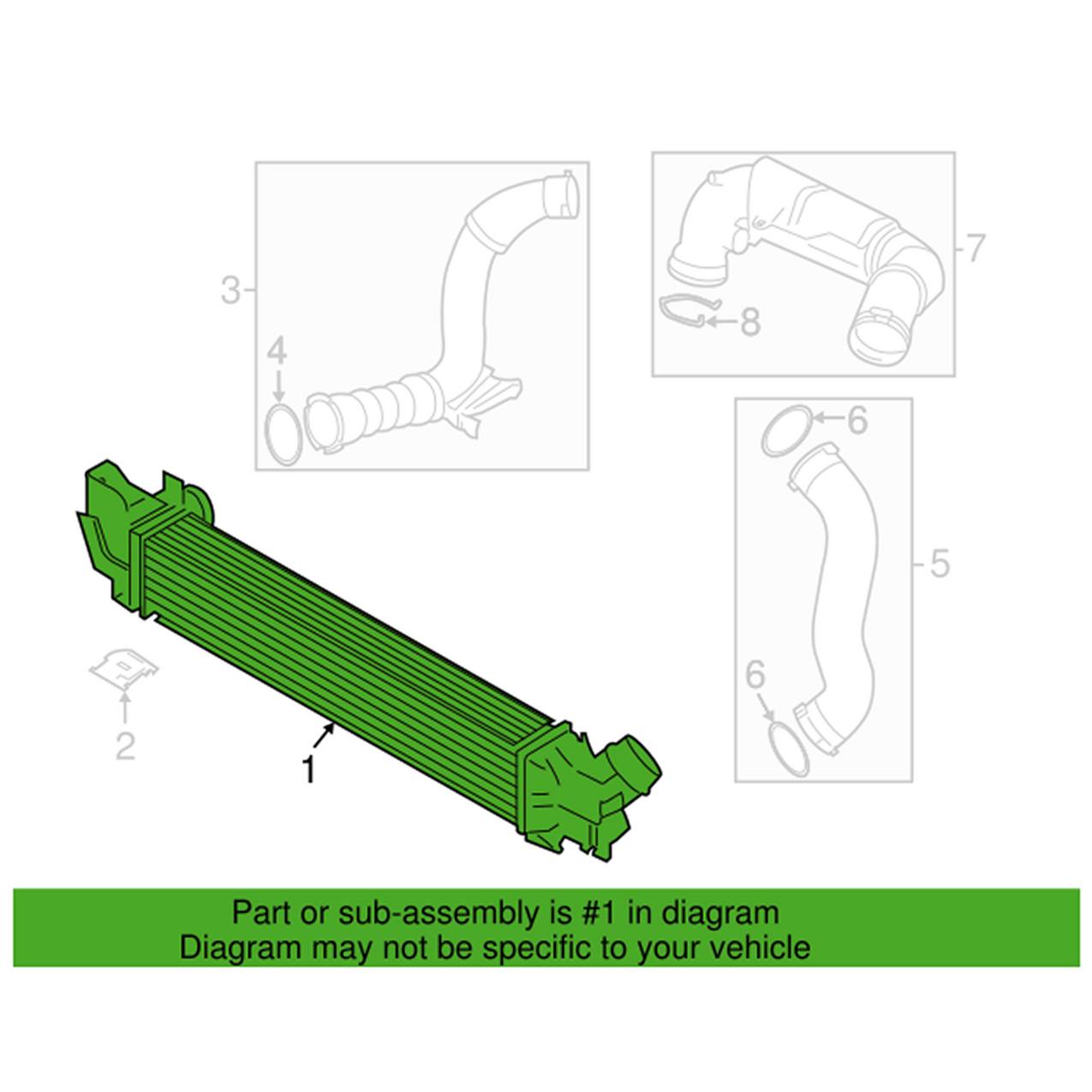 Mini Intercooler 17518645761 – Genuine Mini Genuine Mini 17518645761