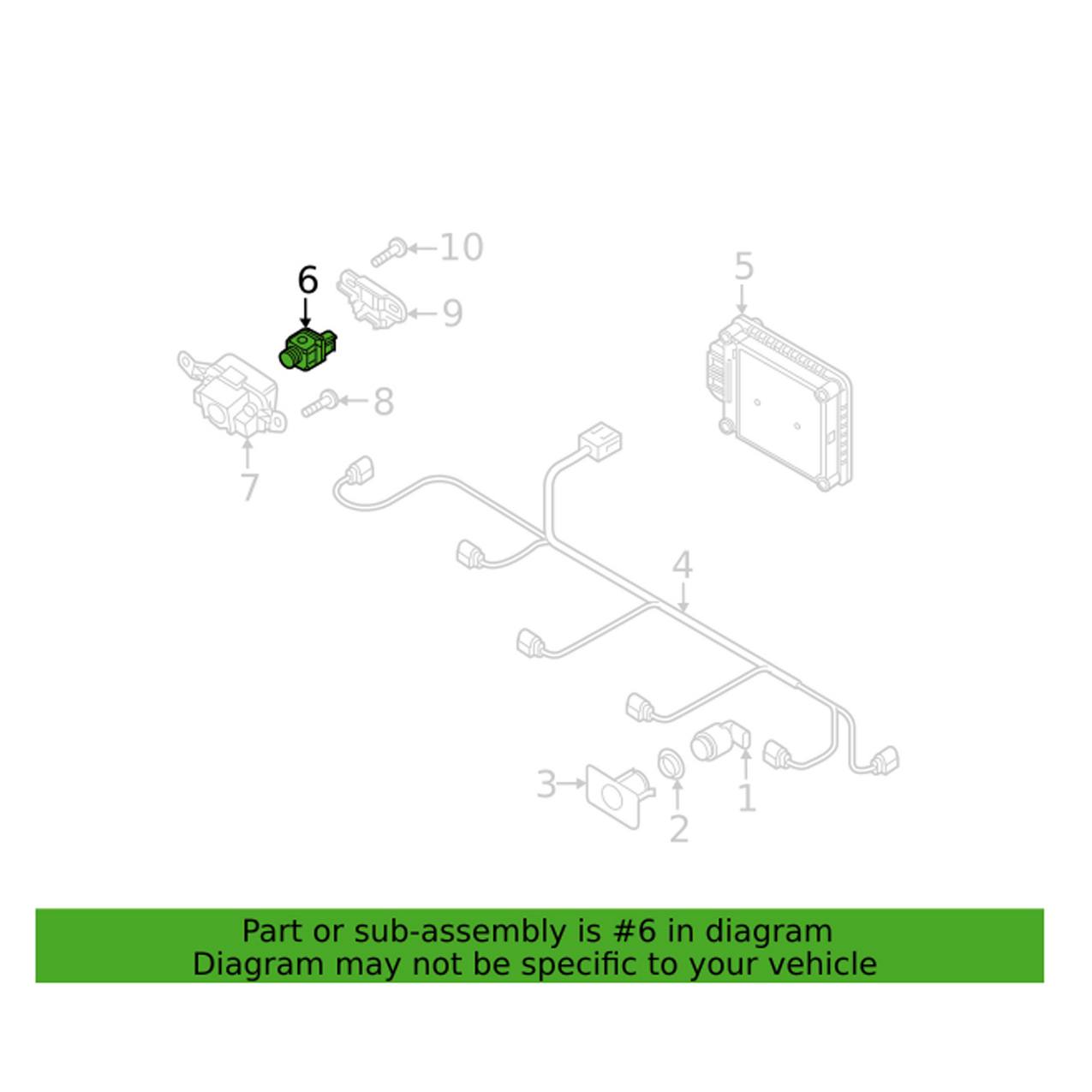 VW Cruise Control Distance Sensor 2Q0907561C – Genuine VW/Audi Genuine ...