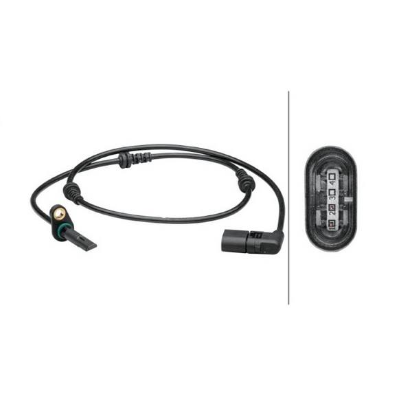 Mercedes-Benz ABS Wheel Speed Sensor – Front Driver Side 2059058103 Hella 012679431