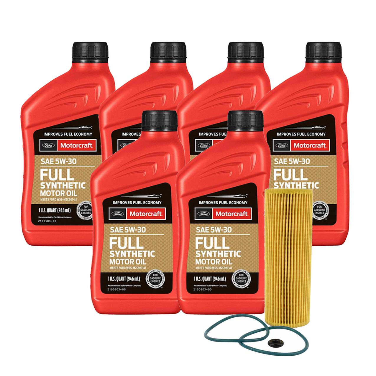 Motorcraft Synthetic 5W-40 Engine Oil Change Kit For 11 , 45% OFF