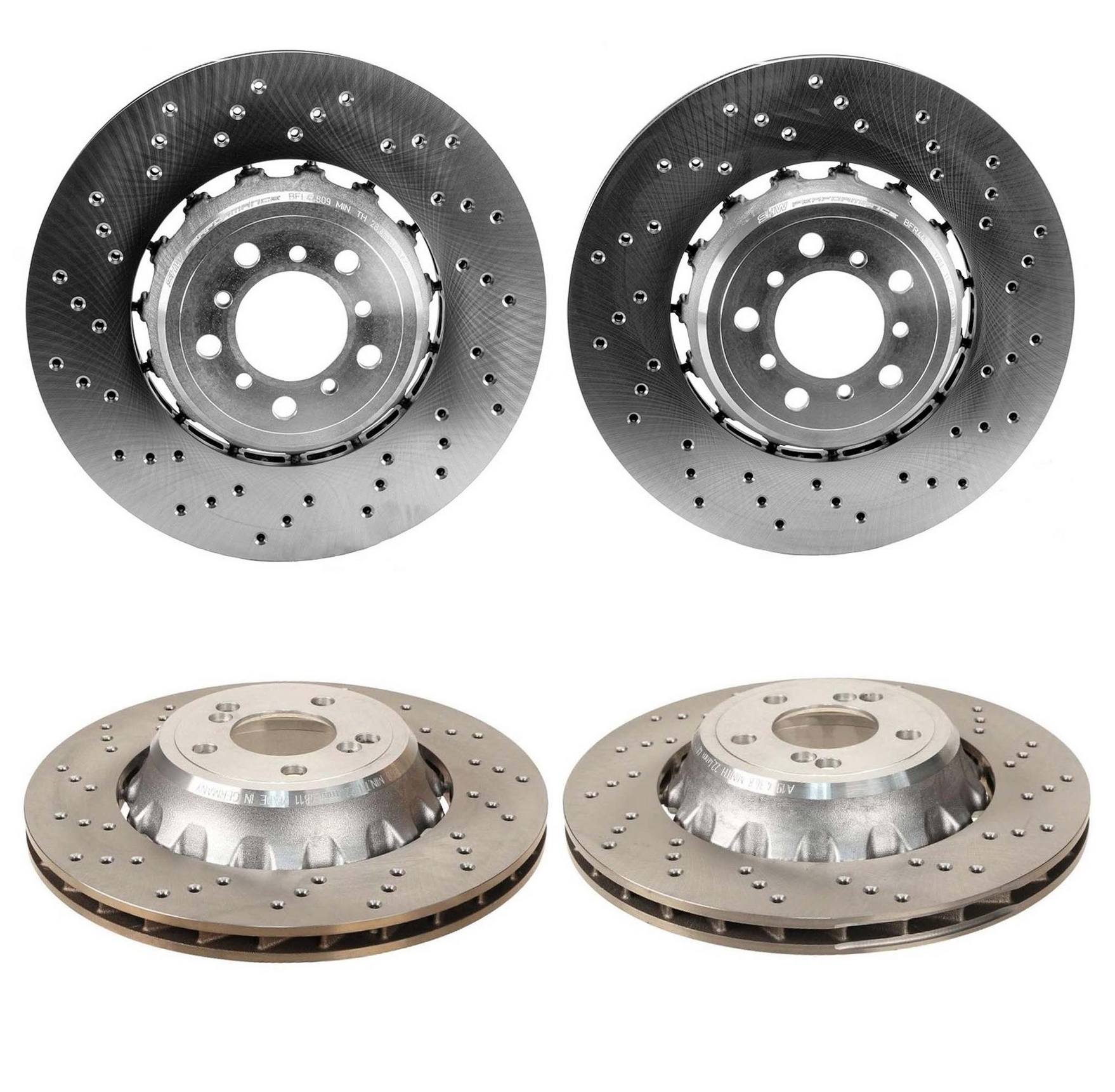 BMW Disc Brake Rotor Kit – Front and Rear (380mm/380mm) 34112284809 SHW ...
