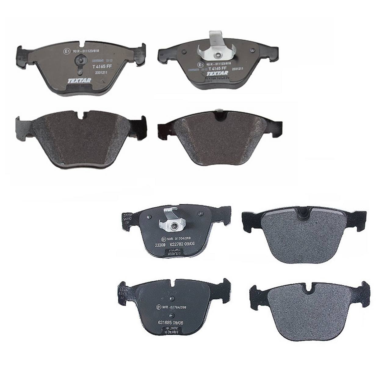 Disc Brake Pad Kit – Front and Rear Textar 4323955KIT