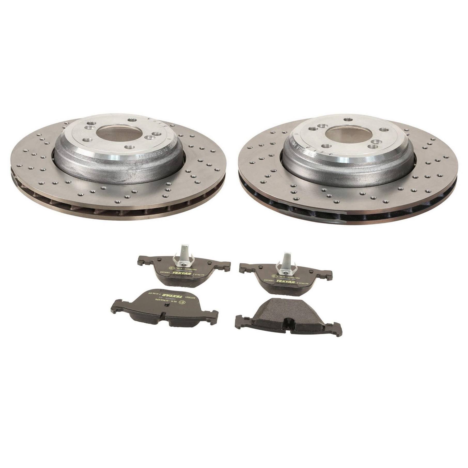 BMW Disc Brake Pad and Rotor Kit – Rear (350mm) 34212283803 SHW ...