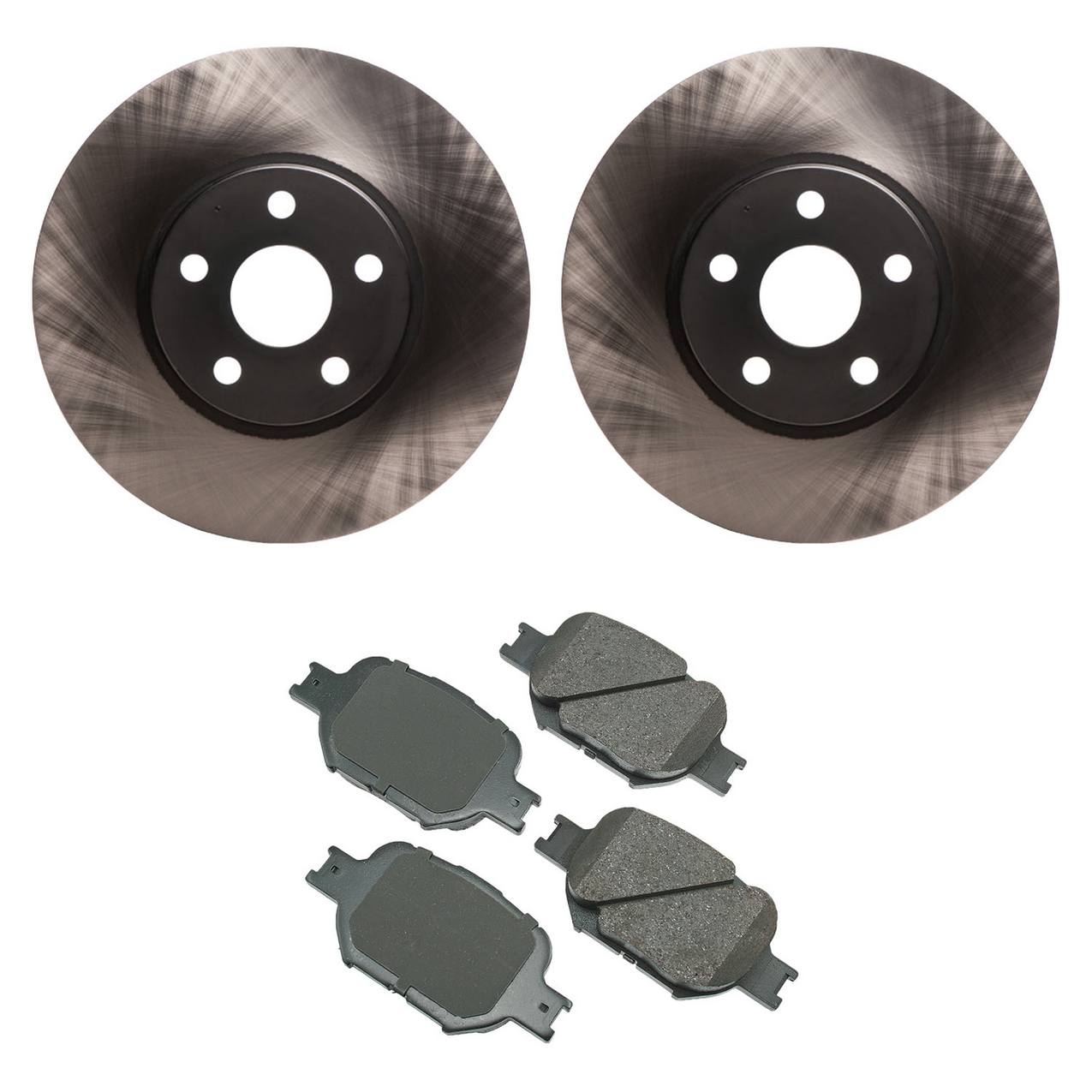 Disc Brake Rotor Kit – Front (275mm) (Ceramic) Advics 5307650-Kit