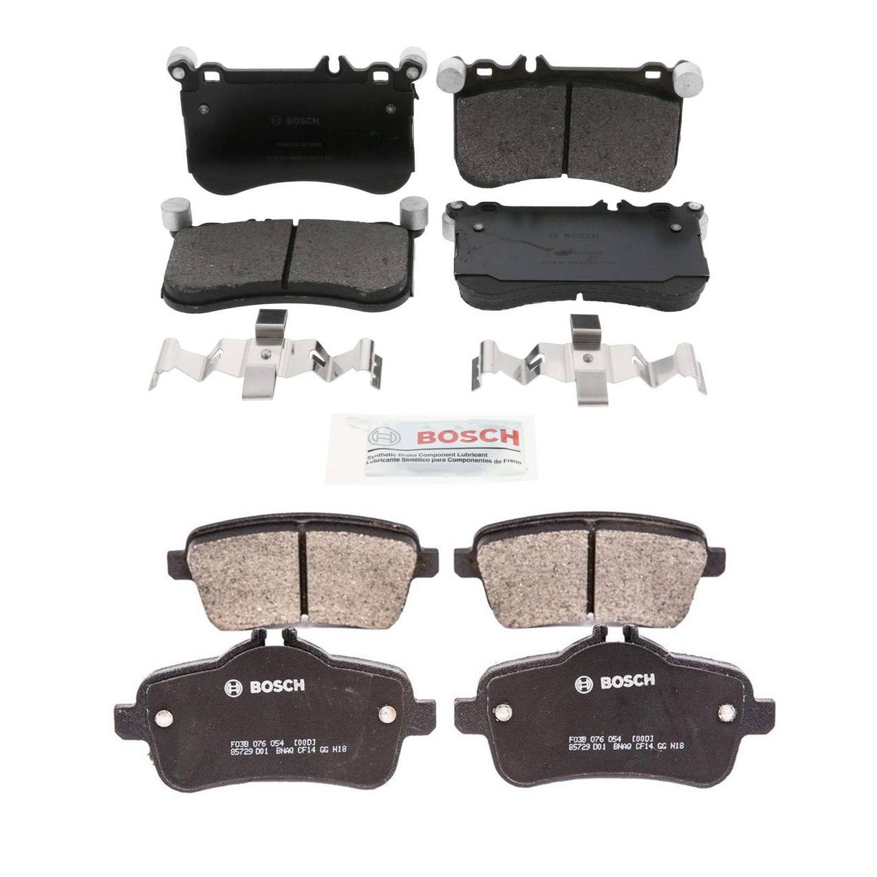 Disc Brake Pad Kit – Front and Rear (Ceramic) Bosch 5173555-Kit
