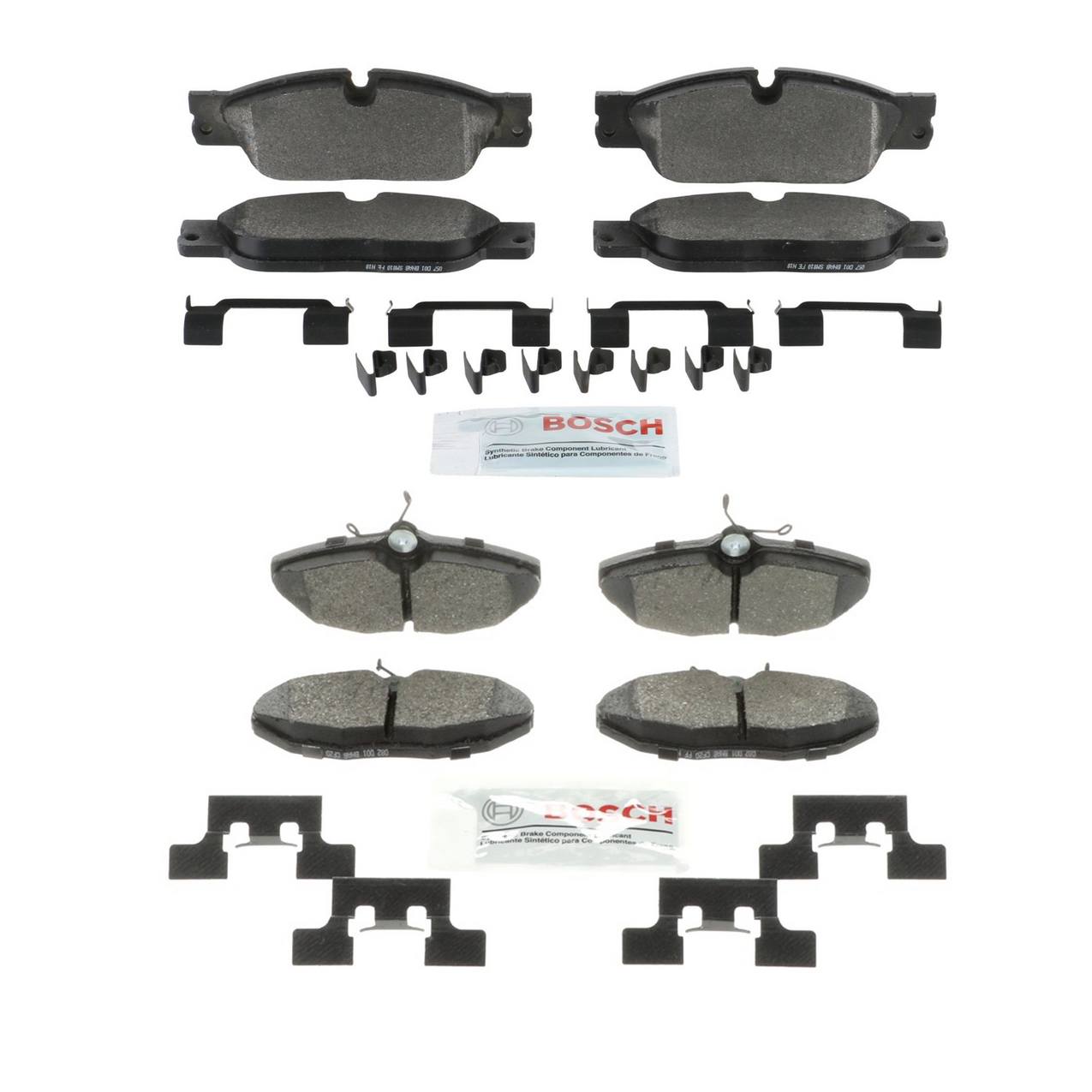 Disc Brake Pad Kit – Front and Rear (Semi-Metallic) Bosch 5173868-Kit