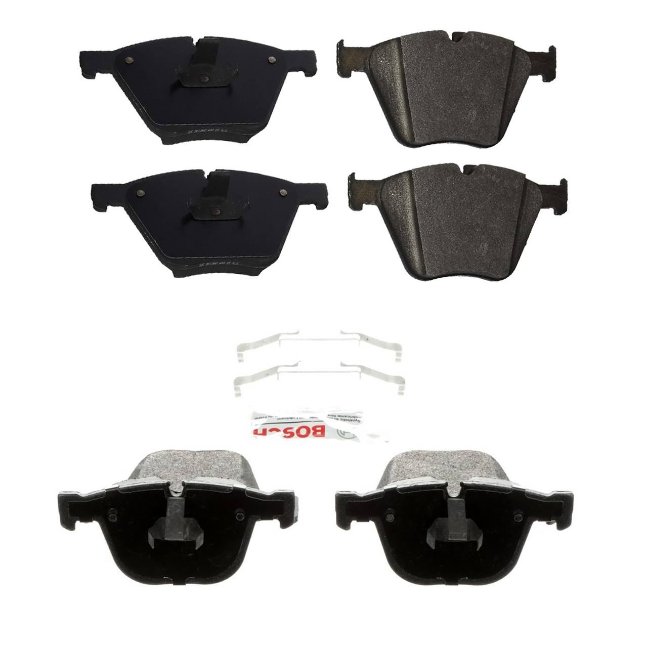 Disc Brake Pad Kit – Front and Rear (Semi-Metallic) Bosch 5174193-Kit