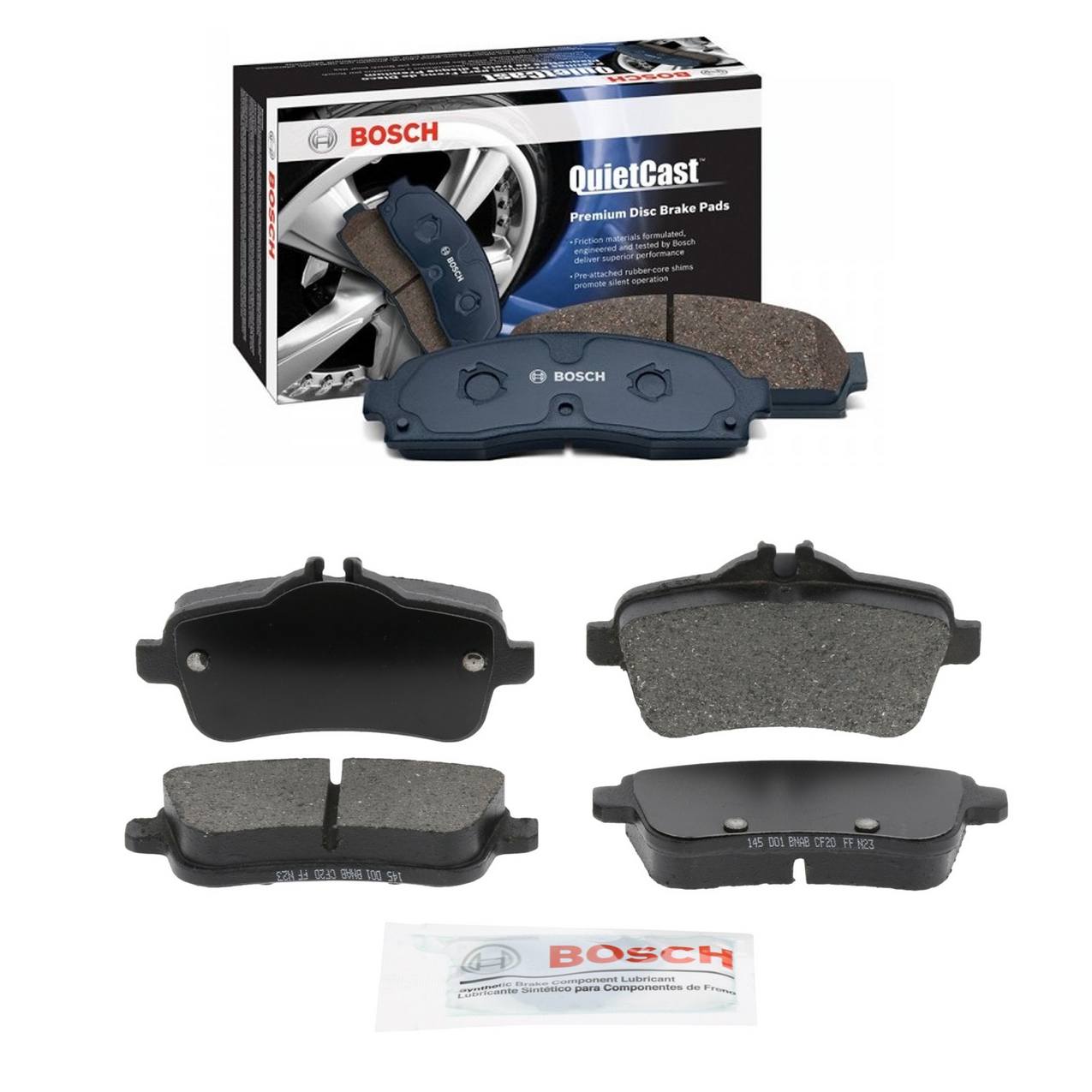 Disc Brake Pad Kit – Front and Rear (Ceramic) Bosch 5174448-Kit