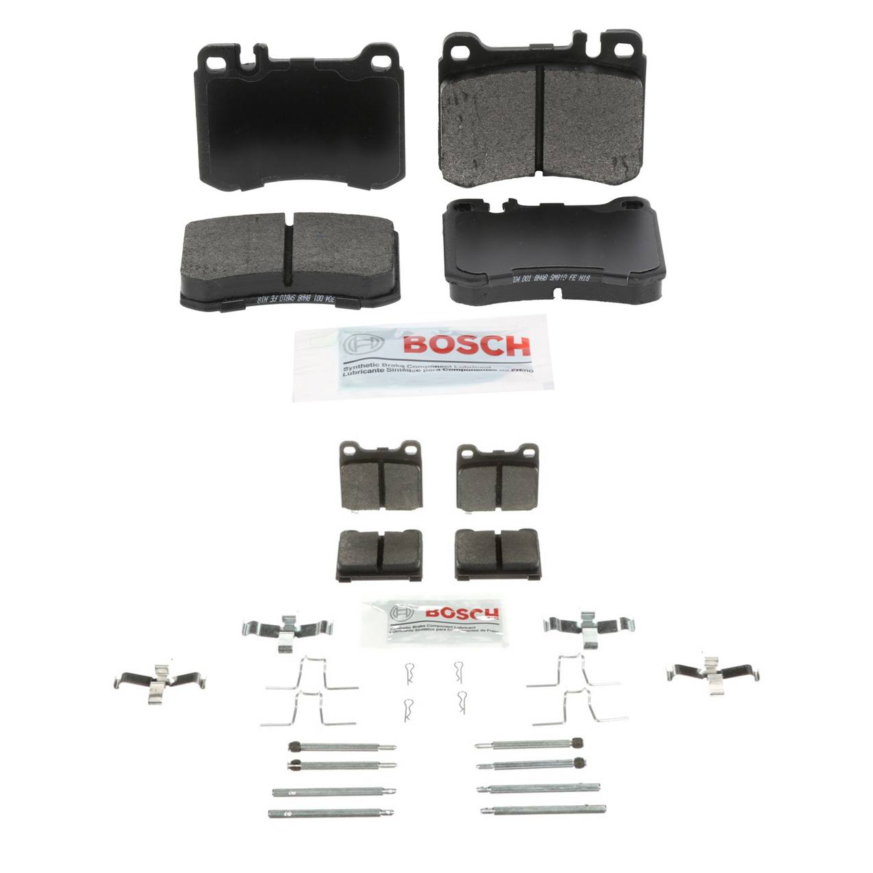 Disc Brake Pad Kit – Front and Rear (Semi-Metallic) Bosch 5174861-Kit