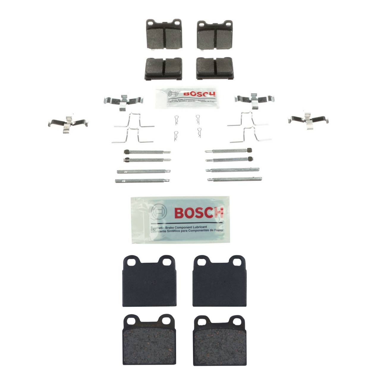 Disc Brake Pad Kit – Front and Rear (Semi-Metallic) Bosch 5174863-Kit