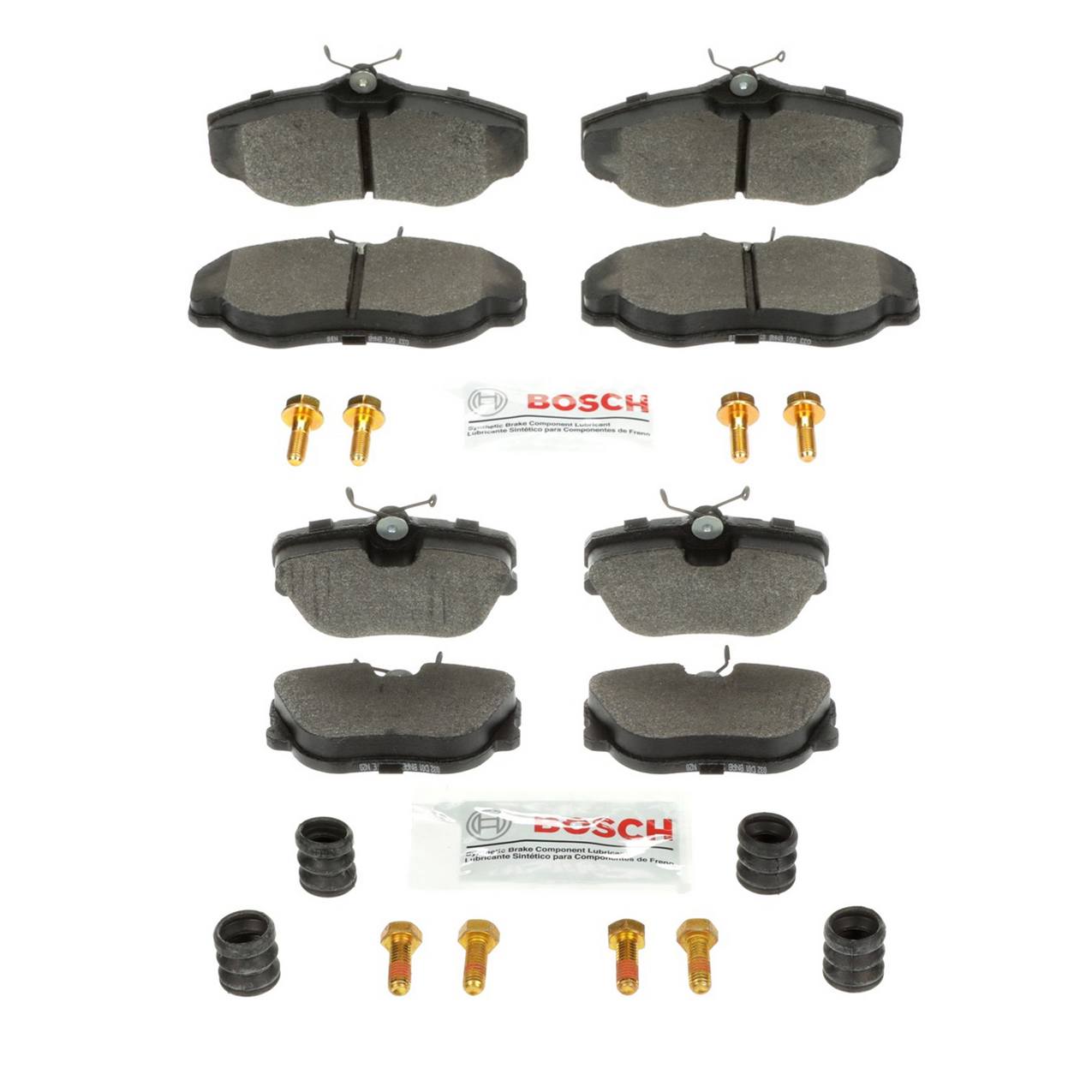 Disc Brake Pad Kit – Front and Rear (Semi-Metallic) Bosch 5175485-Kit
