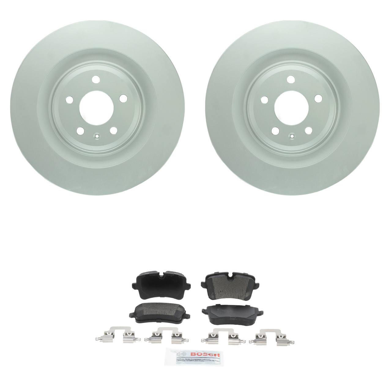 Disc Brake Pad and Rotor Kit – Rear (355.8mm) (Semi-Metallic) Bosch ...