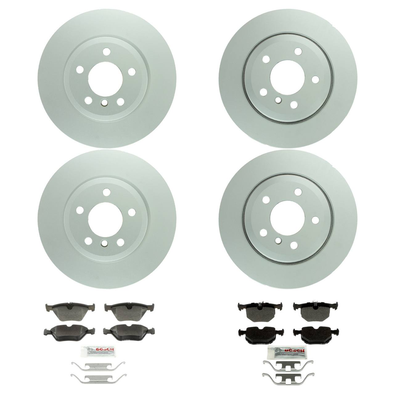 Disc Brake Pad and Rotor Kit – Front and Rear (324.8mm/320mm) (Semi ...