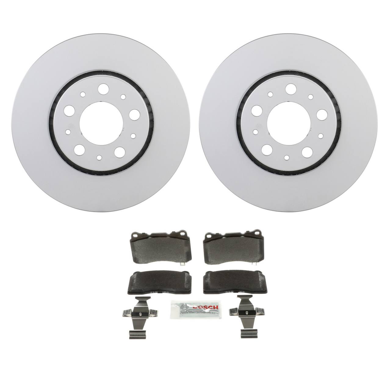Disc Brake Pad and Rotor Kit – Front (285.3mm) (Semi-Metallic) Bosch ...