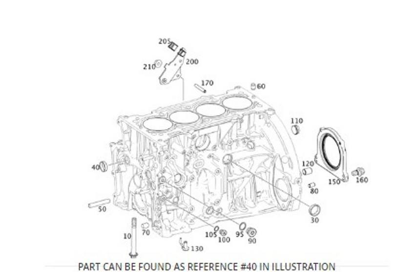 Mercedes Engine Expansion Plug 000000006533 Genuine Mercedes-Benz ...
