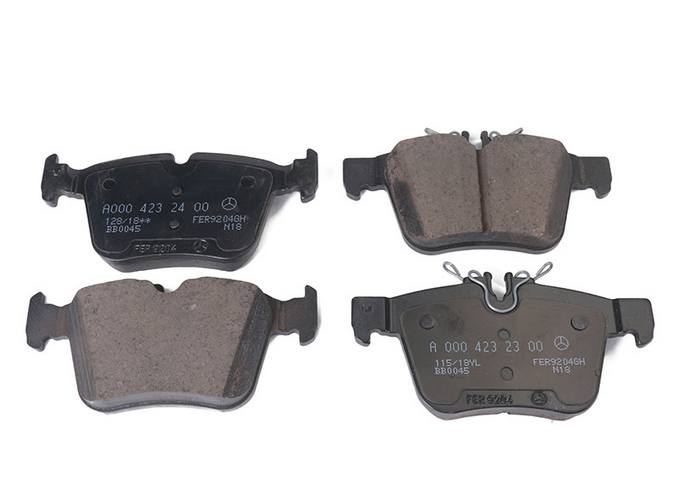 Mercedes Disc Brake Pad Set – Rear 0004208200 Genuine Mercedes-Benz ...