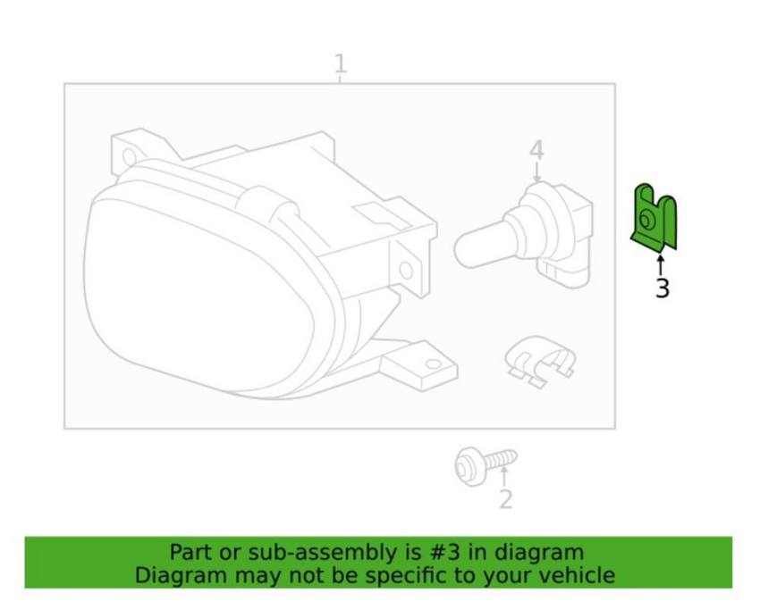 Mercedes Fog Light Nut 0009942545 Genuine Mercedes-Benz 0009947245