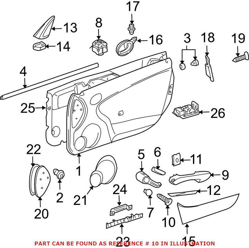 Mercedes Headlight Washer Nozzle Bolt 0019845729 Genuine Mercedes-Benz ...